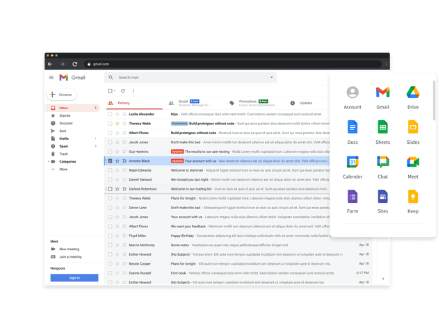 Google Workspace로 공동작업 관리- 호스팅케이알 Hostingkr