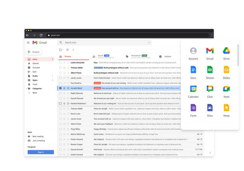 Google Workspace로 공동작업 관리- 호스팅케이알 Hostingkr